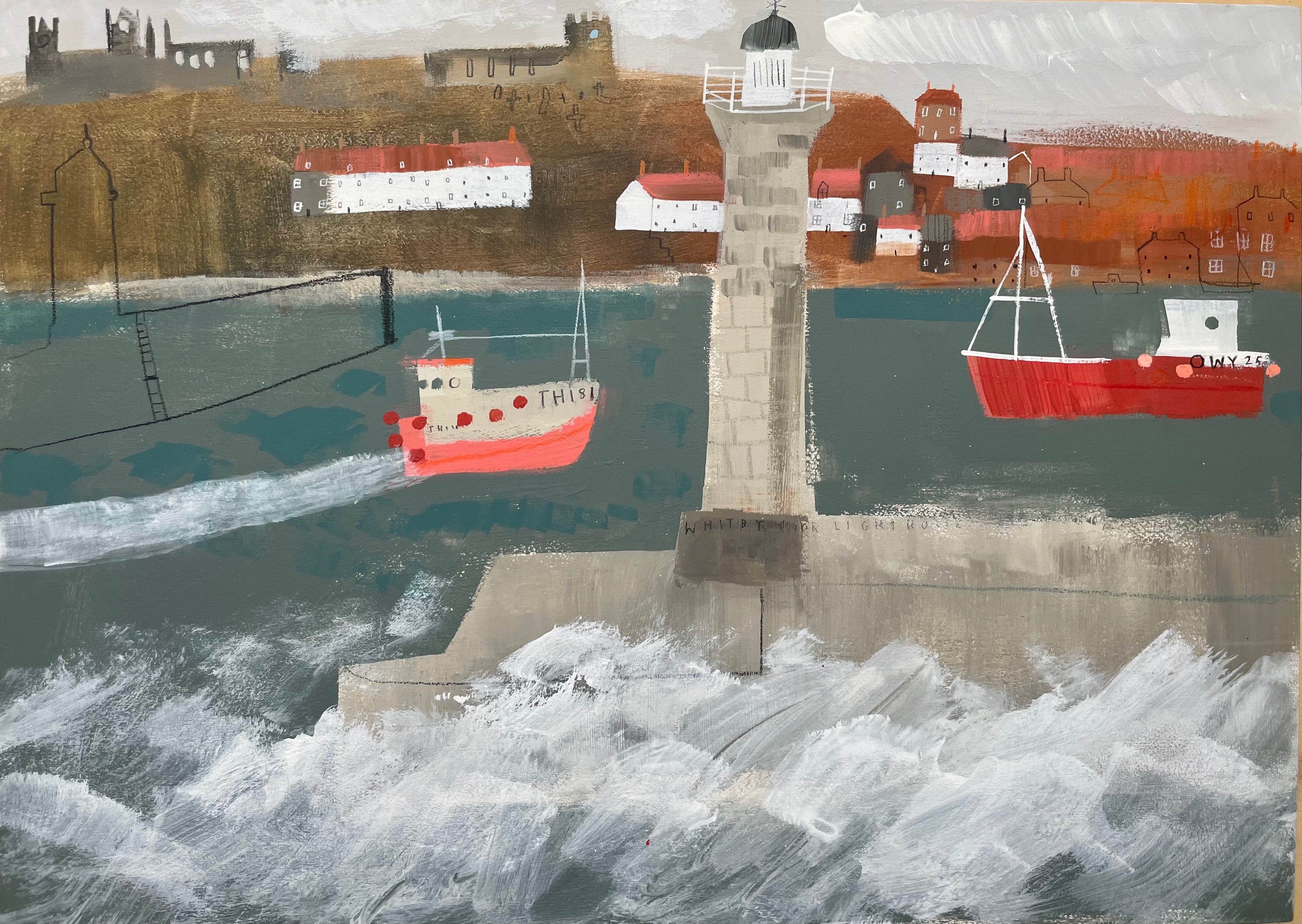 Choppy Sea, Whitby – Zillah Bell Gallery