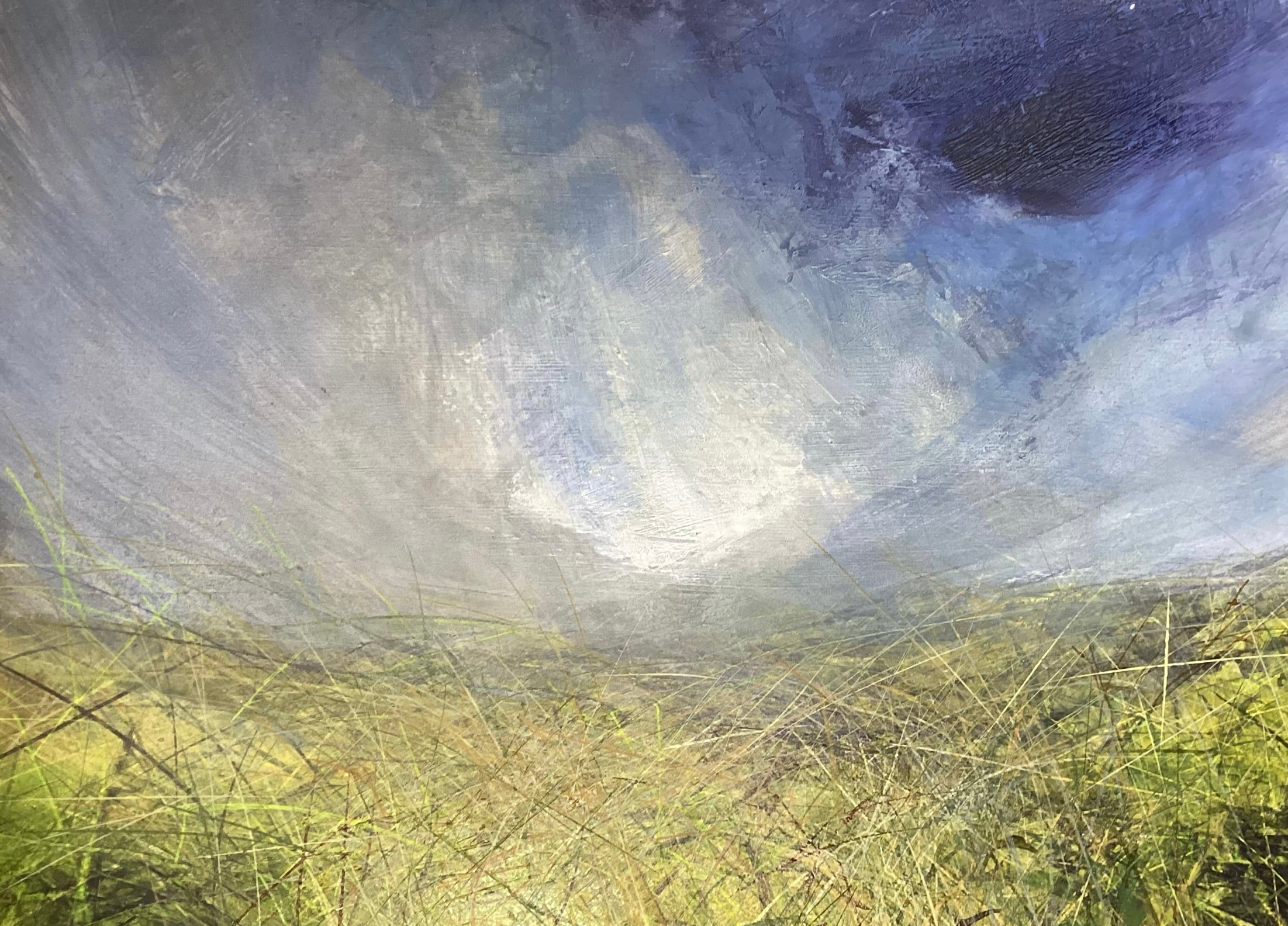 Old Hayfields & Summer Skies, Malham – Zillah Bell Gallery